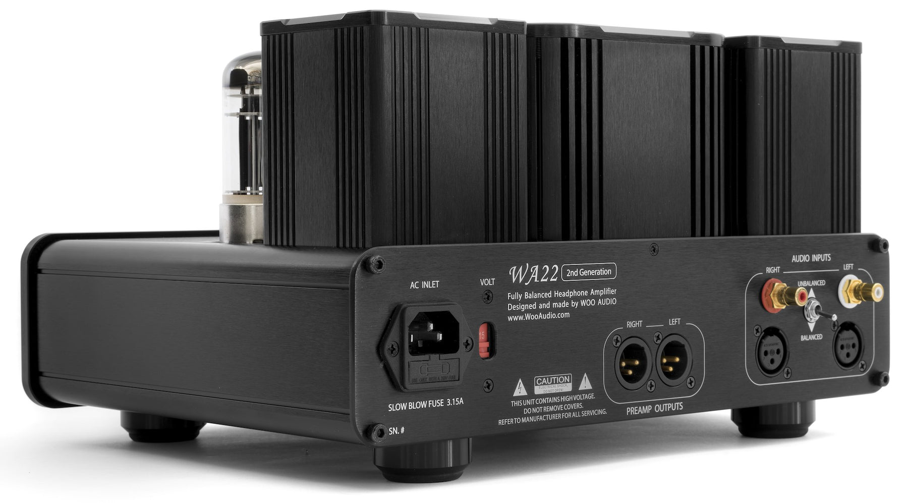 Woo Audio WA22 (2nd gen) Fully-balanced Headphone Amplifier / Preampli ...