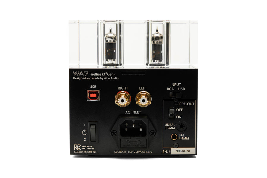 Woo Audio WA7 Fireflies (3rd gen) Balanced Headphone Amplifier / DAC ...